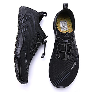 Leyang Women Men Water Shoes Lightweight Quick Dry Non-Slip Barefoot Swim Shoes Multifunction Aqua Socks Pool Beach Surf Yoga