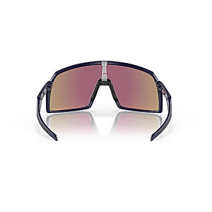 Oakley Men's OO9462 Sutro S Rectangular Sunglasses, Matte Navy/Prizm Sapphire, 28 mm