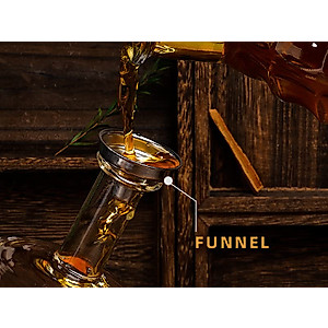 Father's Day Gifts for Men Dad, Unique Anniversary Birthday Gift for Him Husband Boyfriend Groomsmen, Globe Decanter Set with 2 Glasses, Wedding Bourbon Liquor Scotch Cool Stuff Presents for Brother