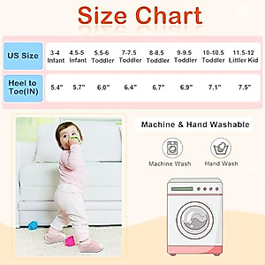 BARERUN Toddler Slippers Boys Girls Warm Skin-friendly House Slippers Soft-Lightweight Around House Shoes for Kids Indoor/Outdoor, Red, 8-8.5 Toddler