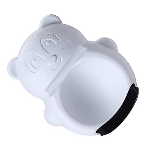 DOITOOL 1pc Fruit Plate Bowl Tv Lazy Fruit Bowl Cartoon Snack Holder Sushi Plate Cookies Chip Platter Decorative Candy Bowls Fun Shaped Dish Phone Stand Tray Fruit Tray Food White