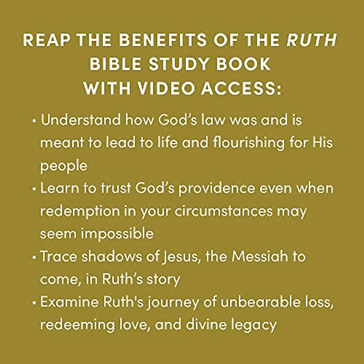 Ruth: Loss, Love & Legacy - Bible Study Book (Revised & Expanded) with Video Access