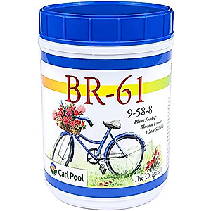 Carl Pool BR-61 Plant Food 9-58-8 3 Lbs
