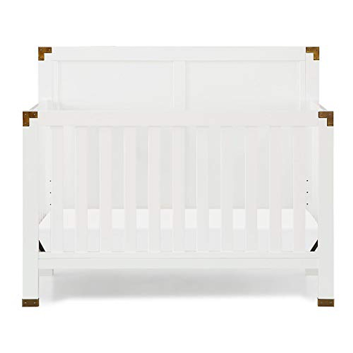 Baby Relax Miles 5-in-1 Convertible Crib, Nursery Furniture, Classic White