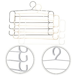HANABASS 3pcs Tie Rack Hanger Hanger for Pants Multipurpose Hanger Skirt Clothes Hanger Skirts Hangers Leggings Hanger Coat Hanger Pants Rack Trousers Space Saving Hangers Jeans Hangers Pp