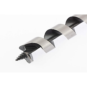 DENZEL 1 inch х 9 inch Sip Auger Drill Bit for Soft and Hard Wood, Plastic, Drywall and Composite Materials, Hex Shank (7770113)