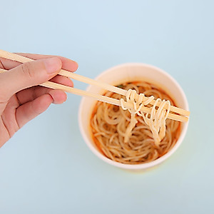 Disposable Chopsticks, 8.3 Inches Natural Bamboo Chopsticks, Sleeved and Separated - Pack of 50 Pairs