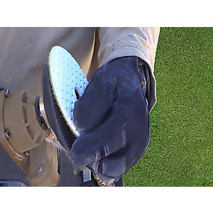 Stadea 5" Rubber Backer Pad/Rubber Backing Pad with Hook and Loop Backing Arbor 5/8" 11