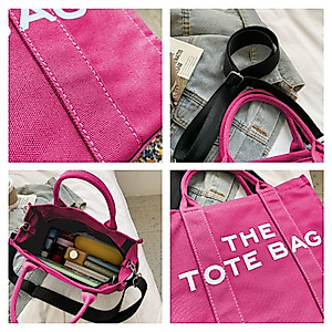 Canvas Tote Bags for Women Handbag Tote Purse with Zipper Canvas Crossbody Bag, Premium Quality and Designed in the USA