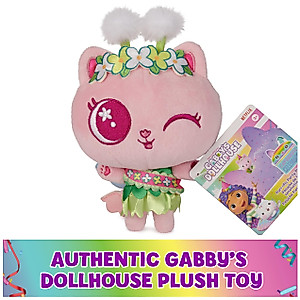 Gabby's Dollhouse, Celebration Series 6-Inch Tall Kitty Fairy Plushies, Stuffed Animal Kids Toys for Girls & Boys Ages 3 and Up