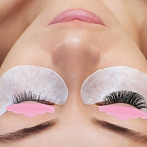 60 Pieces Silicone Eyelash Perming Curler Set 5 Size Reusable Eyelash Lift Pads and Y Shape Eyelash Brush, Lash Lift Pads Brush Grafting Lash Lifting Shield Rods for Curl Eyelash