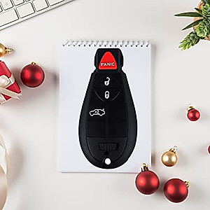 Key Fob Replacement Fit for 2008-2013 Dodge Charger Journey Durango/ 2008-2014 Grand Caravan Challenger/ 2008-2011Chrysler 300 Keyless Entry Remote Start Control M3N5WY783X, Set of 2