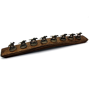 Barrel-Art cork display/Bourbon stopper holder/Cork Holder/Fits Blanton's stoppers (Dark Walnut)