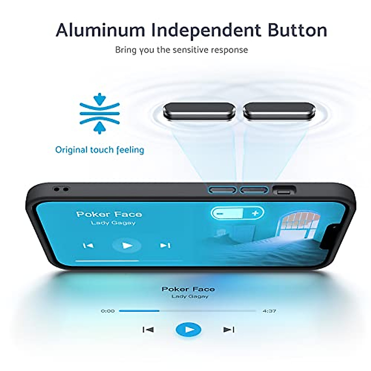 Anqrp Designed for iPhone 14 Pro Max Case, [Support Magsafe] Soft Silicone Slim Anti-Scratch Case for iPhone 14 Pro Max 6.7 inch, Black