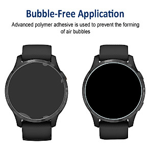 HATALKIN [6 Pack] Screen Protector Compatible with Garmin Venu Screen Protectors Smartwatch HD LiQuidSkin Film