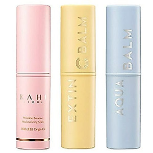 KAHI Seoul [3 Set] - Wrinkle Bounce Multi Balm (9g) + Extin C Balm (9g) + AQUA Balm (9g) (Made in Korea)