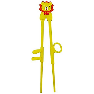 Lion Silicone Reusable Chopstick for Kids Training, Teaching Beginners, 9 Inch