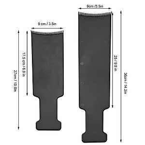 Hair Highlighting Tools Hair Dye Color Board Balayage Board Professional Flat Top Comb Hair Color Hair Color Board for Home Diy Use