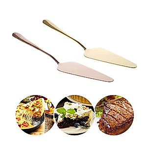 YIFEIJIAO,Stainless Steel Cake Shovel Pie Pizza Cheese Server Divider Knife Baking Tools-Purple