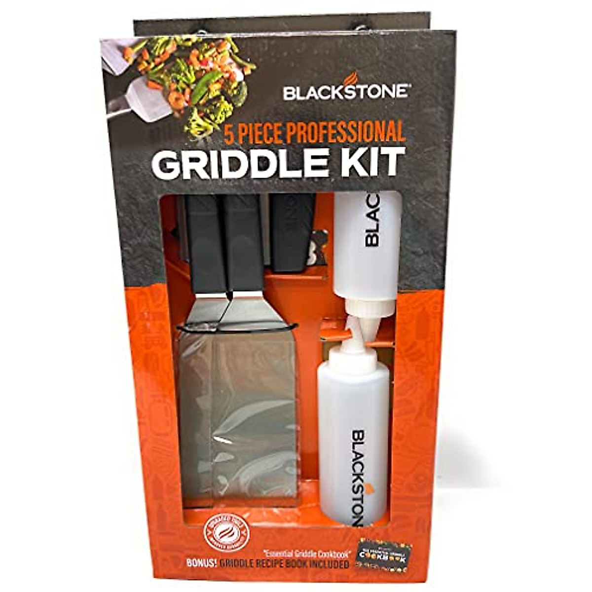 Blackstone Authentic Griddle Professional Starter Bundle: Griddle Kit, Breakfast Kit, Seasoning & Conditioner, and Grease Cup Liners