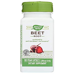 Natures Way Beet Root 100 Vegetarian capsule, 100 ct