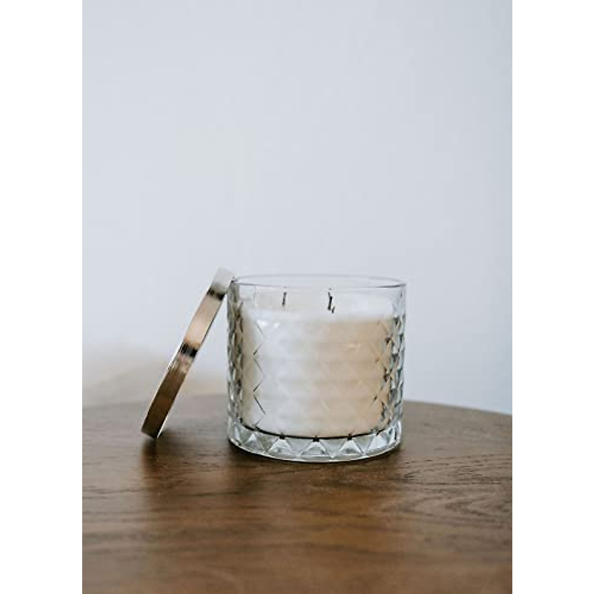 Gold Canyon™ - Clean Sheets Scented Candle, Three-Wick, Heritage Diamond-Cut Glass Jar, New & Improved Look 2022