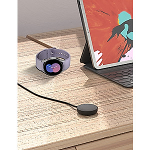 Sinoacc Charger for Samsung Galaxy Watch 7/6/6 Classic/5/5 Pro/4/4 Classic/3/Active 2/Active 1/Ultra/Fe Galaxy Watch Charger 3.3Ft USB Magnetic Wireless Charging Cable Cord for Samsung Galaxy Watch