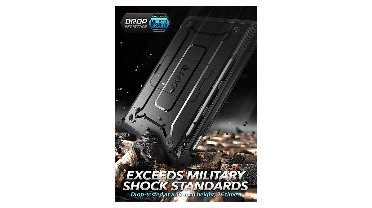 SUPCASE Galaxy Tab S8/S7 Case: Rugged, Screen & S Pen Holder