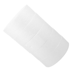MAGICLULU 5pcs Foam Disc Party Cake Display Dummy Foam Cake Form Foams Cake Tray Foam Cake Model Cake Dummies Cake Rounds Round Foam for Crafts Manual Foam Circle White Child