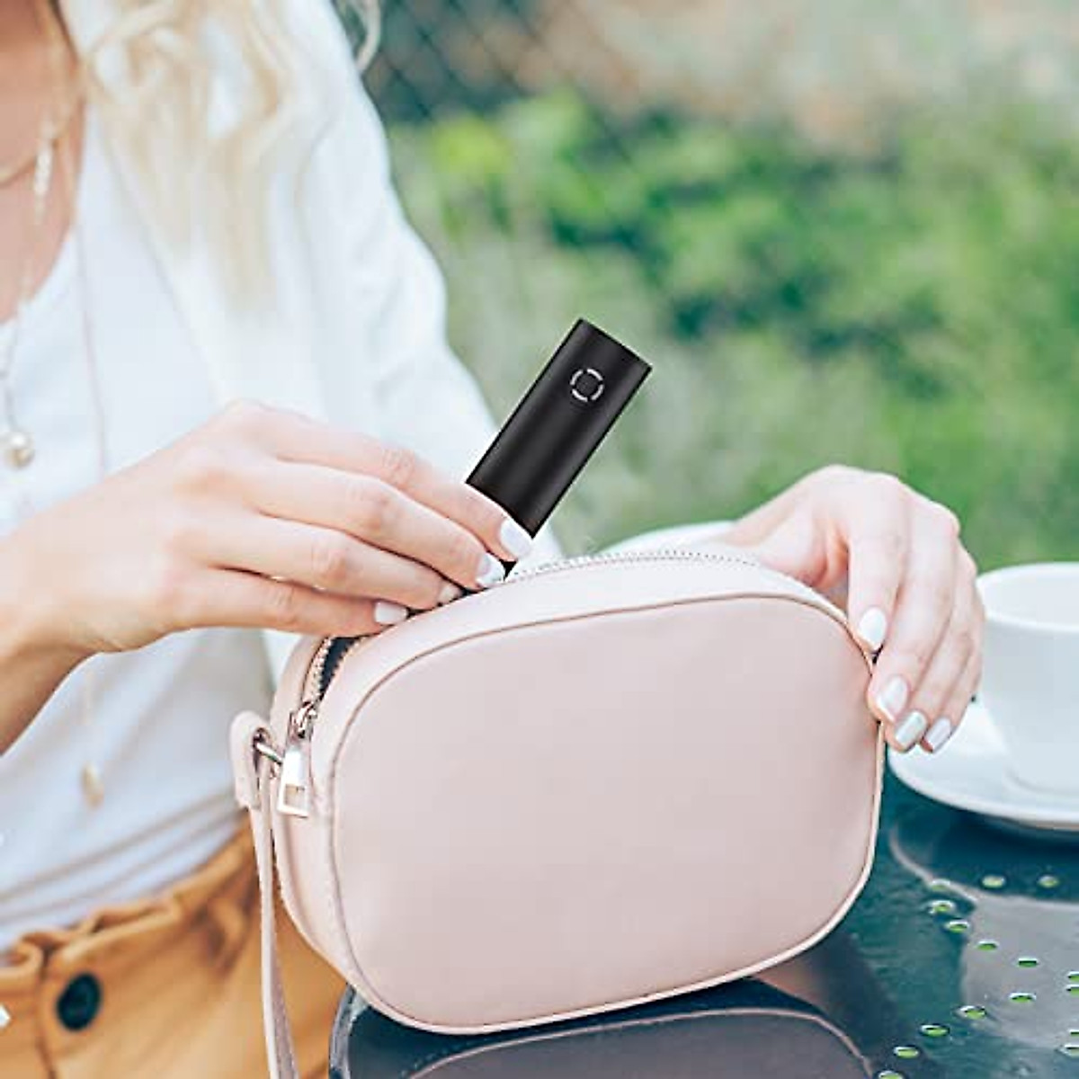 EnergyQC Fast Charging Portable Charger 5000mAh,External Battery Power Bank with USB-C Input(Recharge Only), Battery Pack Compatible with iPhone,Samsung Galaxy,Airpods and More-Black