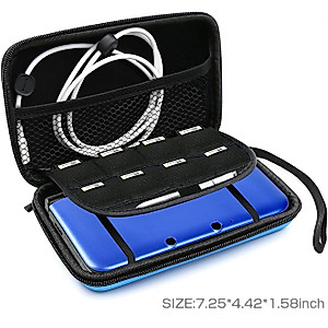 BEADY Carrying Case for Nintendo New 3DS XL, New 3DS LL, 3DS XL, 3DS LL Storage case Console Storage case Blue