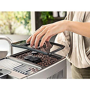De'Longhi ECAM37095TI Dinamica Plus with LatteCrema System, Fully Automatic Coffee Machine, Colored Touch Display,Titanium