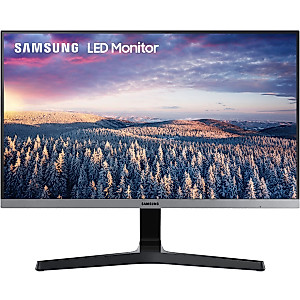 Samsung - 24" LED FHD AMD FreeSync Monitor with Bezel-Less Design (HDMI, D-sub) - Black