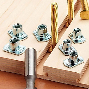 WOODRIVER T-Bolts, 1/4"-20 x 2-1/4" (10)