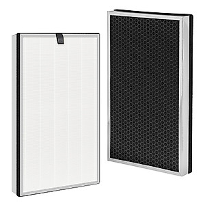 112 Air Purifier Replacement Filter: Compatible with MA Series 112 Air Purifier V2.0, 3 in 1 Pre-filter, H13 True HEPA Filter and Activated Carbon Filter, 2 Packs