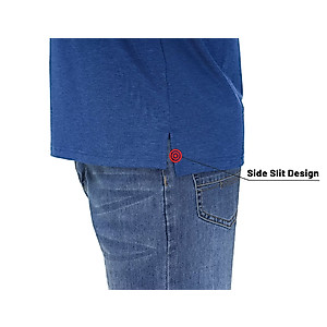 MAGCOMSEN Mens Shirt Long Sleeve Golf Shirt Men Polo Shirts Men Mens Golf Polo Shirts Performance Polo Shirts for Men Hiking Shirts for Men Dark Blue