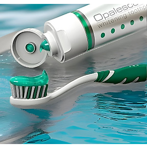 Opalescence Teeth Whitening Toothpaste (Pack of 2) - Cool Mint Original Formula - Oral Care, Gluten-Free - 4.7 Ounce Made by Ultradent.- TP-5166-2