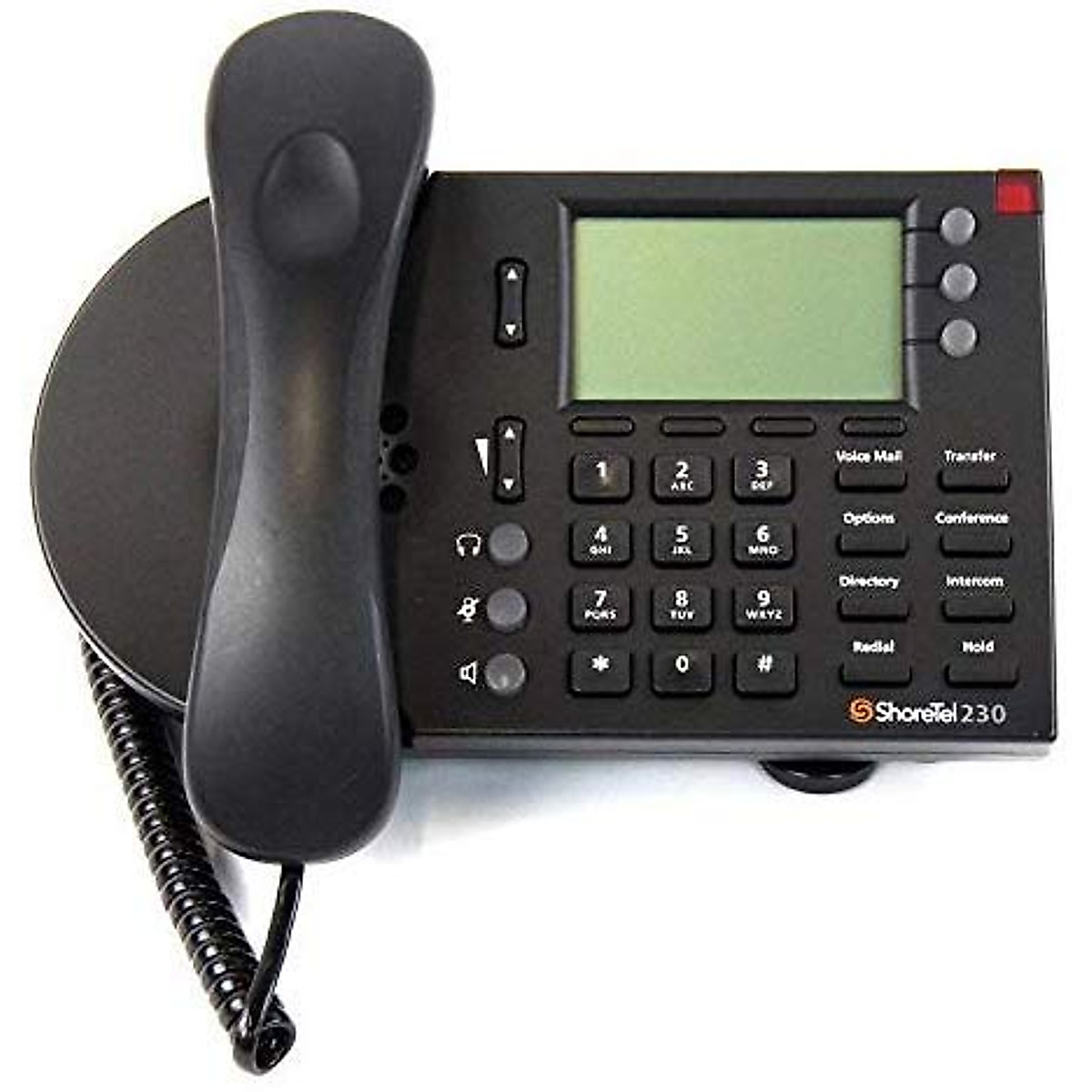 ShoreTel ShorePhone IP 230G Phone with New Handset & Cables - Black (Renewed)