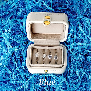 TCAIRG - 4 oz - Blue - Crinkle Cut Paper Shred Filler great for Gift Wrapping, Basket Filling, Birthdays, Weddings, Anniversaries, Valentines Day, and other occasions