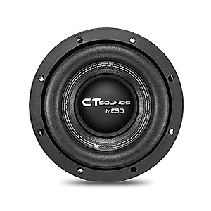 CT Sounds Meso-6.5-D2 6.5 Inch Car Subwoofer Dual 2 Ohm, 800 Watts Max