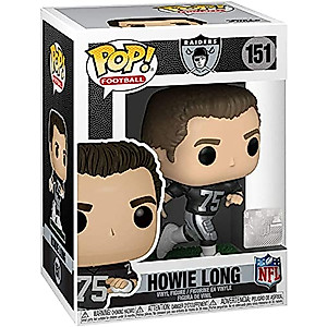 Pop NFL: Howie Long Oakland Pop # 151 Vinyl Figure (Bundled with EcoTek Pop Box Protector Case)