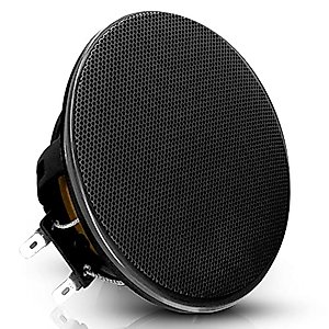 Pyle 3.5 Inch Car Audio Speaker - Single Voice Coil Subwoofer with Grill Cover and Rubber Edge - PLMW36,Black