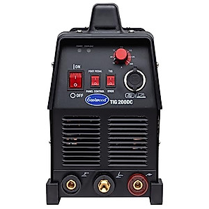 Eastwood 200 Amp DC TIG Welder Machine for Thin & Heavy Gauge Steel | Heavy Duty Multi Purpose Welding Machine | Perfect for TIG Welding and DIY Projects | 110/240V NEMA 6-50R Plug