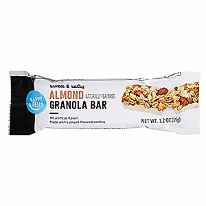 Amazon Brand - Happy Belly Sweet & Salty Almond Granola Bars, 1.2 Oz, 6 Count