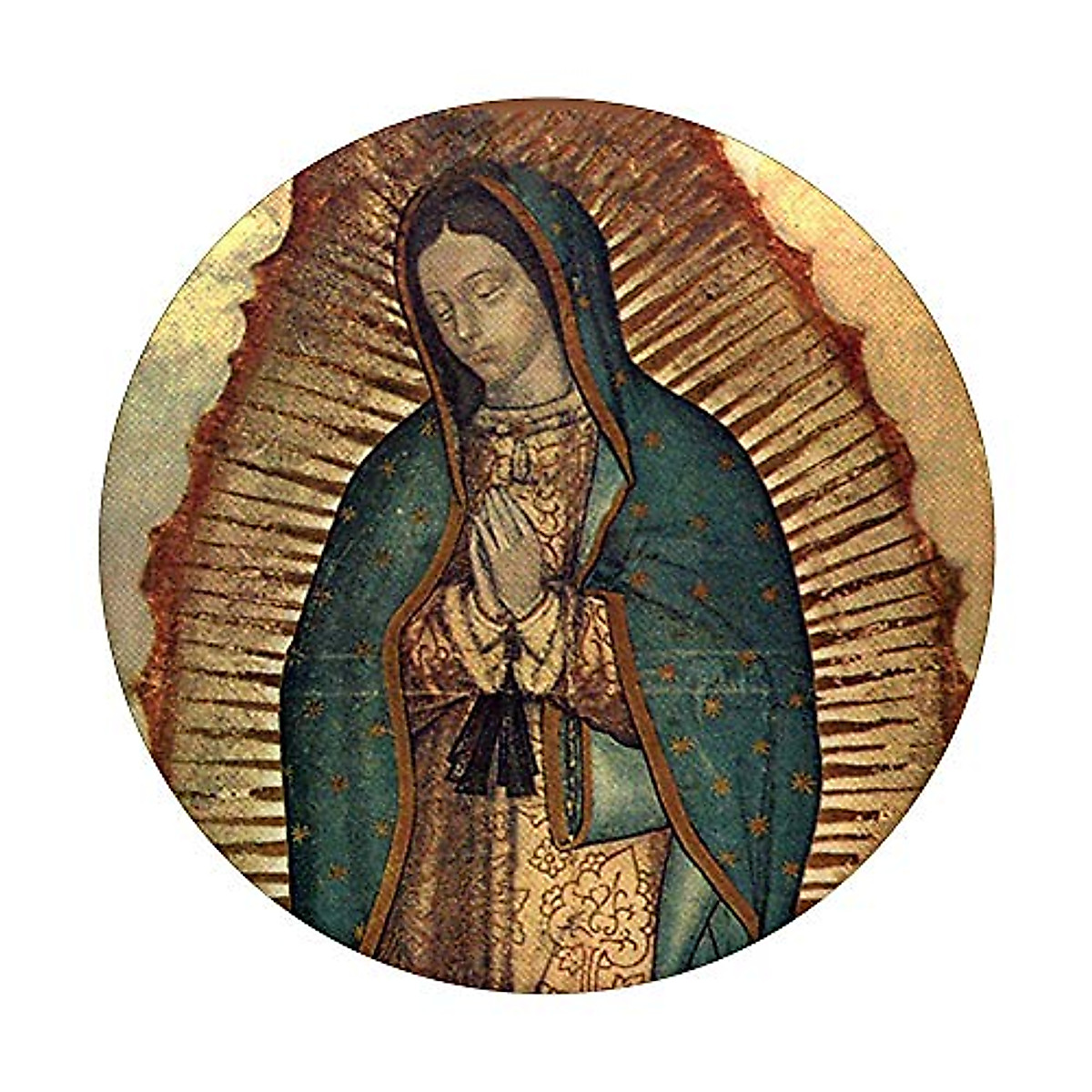Our Lady of Guadalupe Marian Gift Vintage Mary Catholic PopSockets PopGrip: Swappable Grip for Phones & Tablets