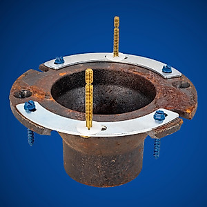 Fernco Fix-A-Flange Complete Universal Toilet Flange Water Closet Repair Kit