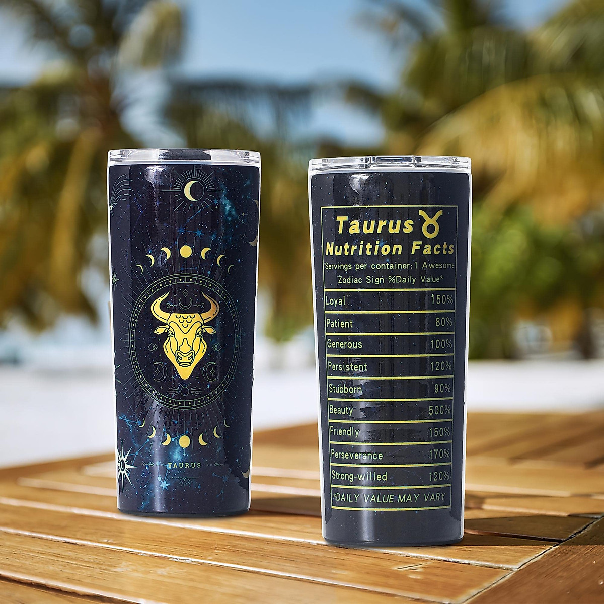 Weboia 20 oz Taurus Tumbler Birthday Gifts For Women Zodiac Insulated Mug Thank You Gifts For friend Coffee Cup Christmas Funny Gift For MoM,Dad,Sister,Wife