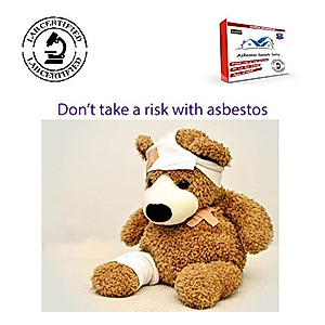 Asbestos Test Kit 1 PK- Includes All Lab Fees - Test Popcorn Ceiling, Tile, Insulation, Adhesive, Mastic, Drywall and Other Materials for Asbestos (72Hr Turnaround)