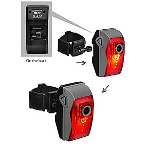 SYNAGY Rear Bike Light Camera Combo, 1080P Full HD, 32GB Memory Card Included, Built-in Rechargeable Battery, Rear Cycling Camera with Tail Light