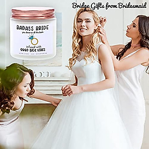 Badass Bride Candle, Bridal Gifts, Lavender Soy Candle, Bride, Bachelorette Gift for Her, Bride, Women, Engagement, Wedding Gifts, Bridal Shower Gifts for Wedding Day, Bachelorette Party
